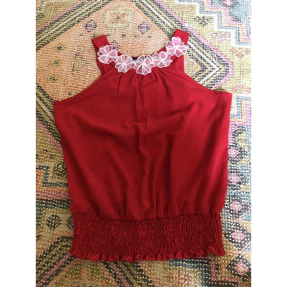 Route 66 | Tops | Vtg Y2k Route 3 Top Blouse Embroidered Pearls Retro ...